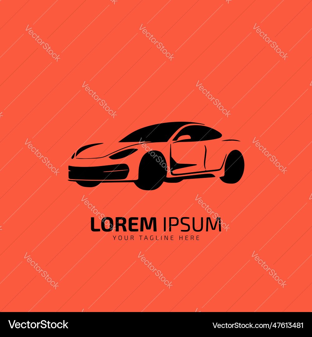 Auto style car logo design vehicle icon Royalty Free Vector