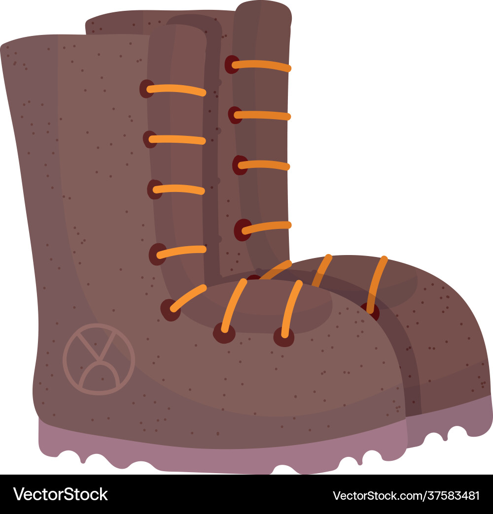 Boot fashion trendy Royalty Free Vector Image - VectorStock