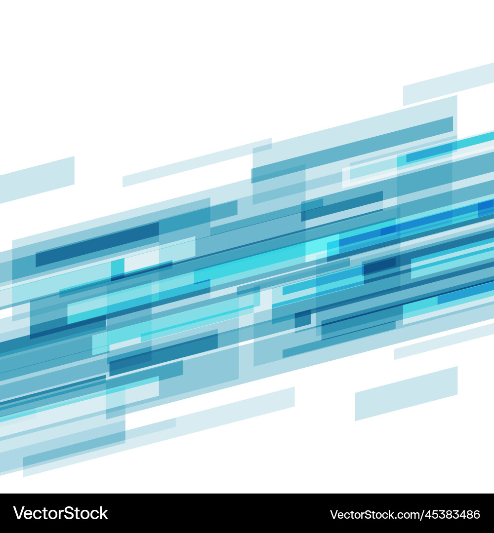 Blue abstract tech futuristic corporate stripes Vector Image