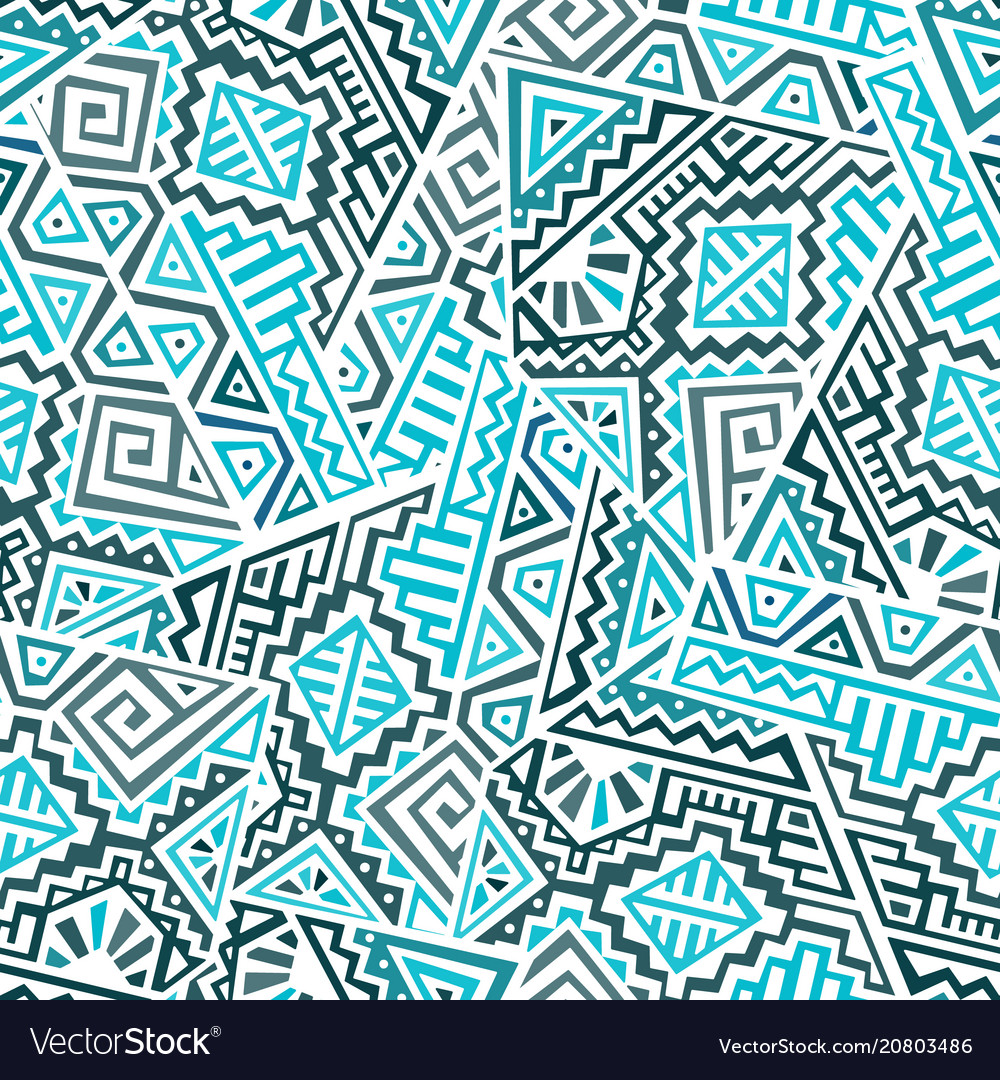 Creative seamless pattern Royalty Free Vector Image