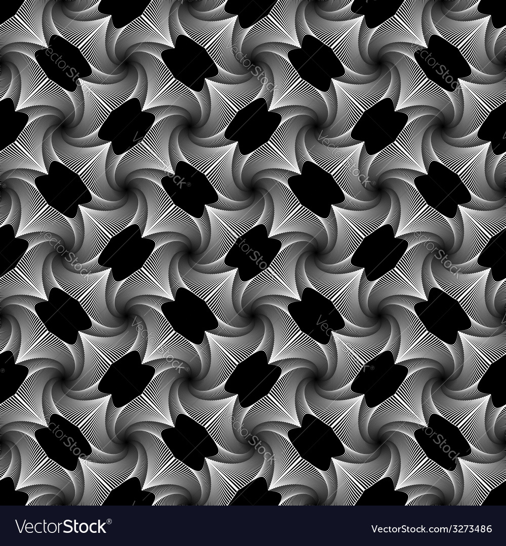 Design seamless vortex geometric pattern Vector Image
