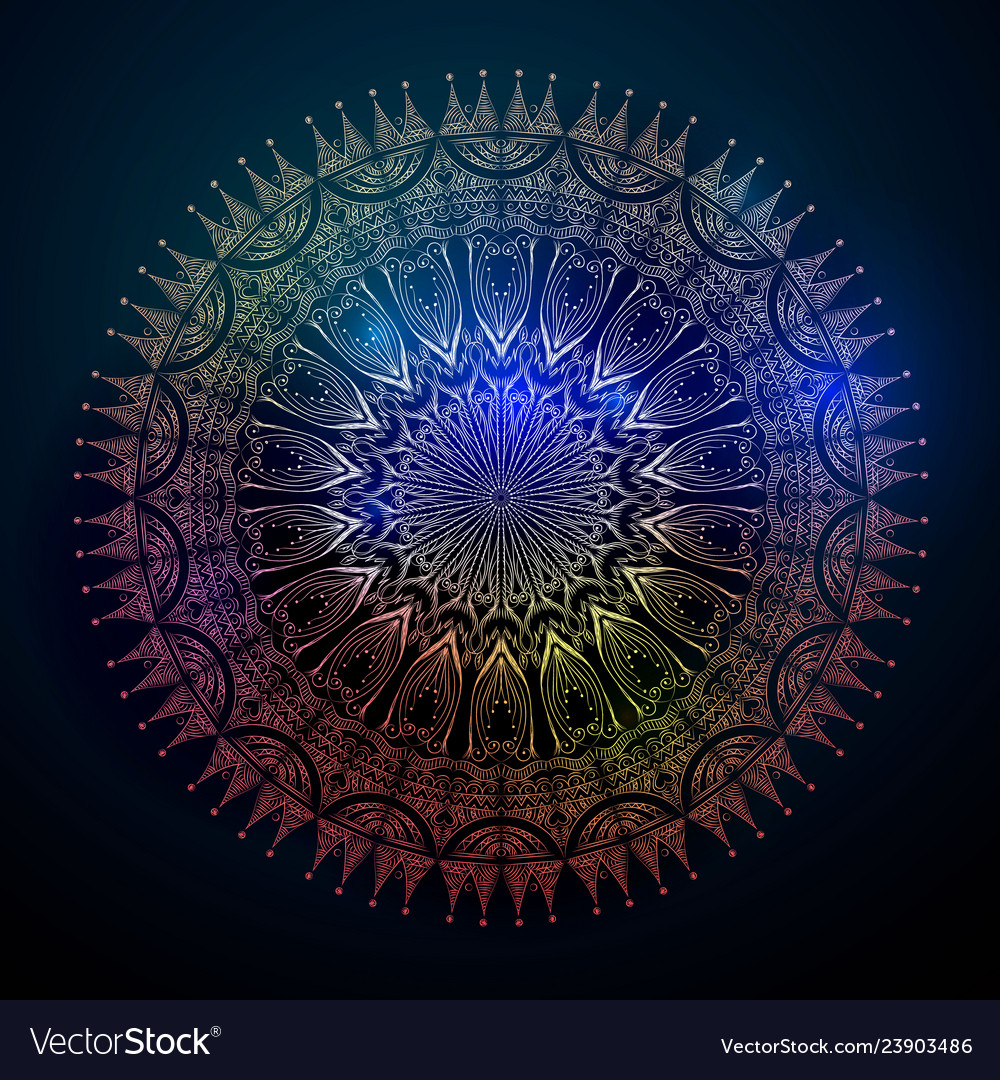 Mandala background Royalty Free Vector Image - VectorStock