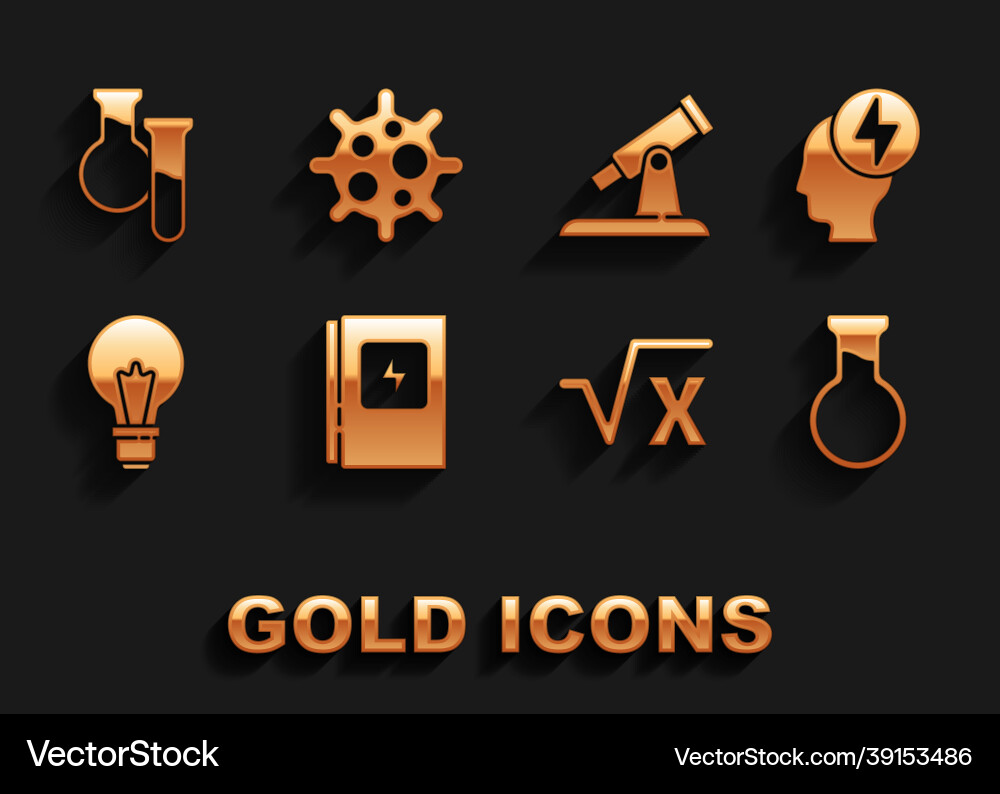 Set electrical panel head and electric symbol Vector Image