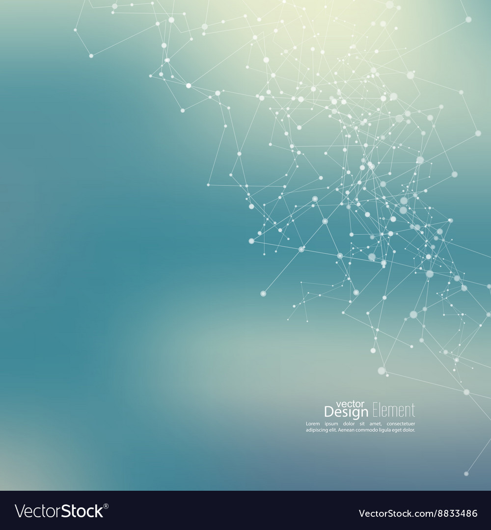 Virtual abstract background Royalty Free Vector Image