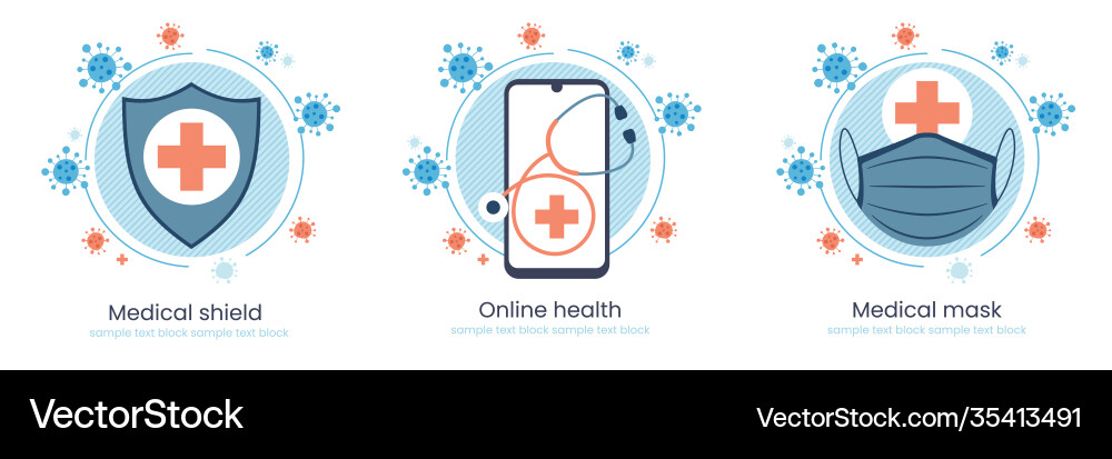 Corona virus infographic template prevention Vector Image