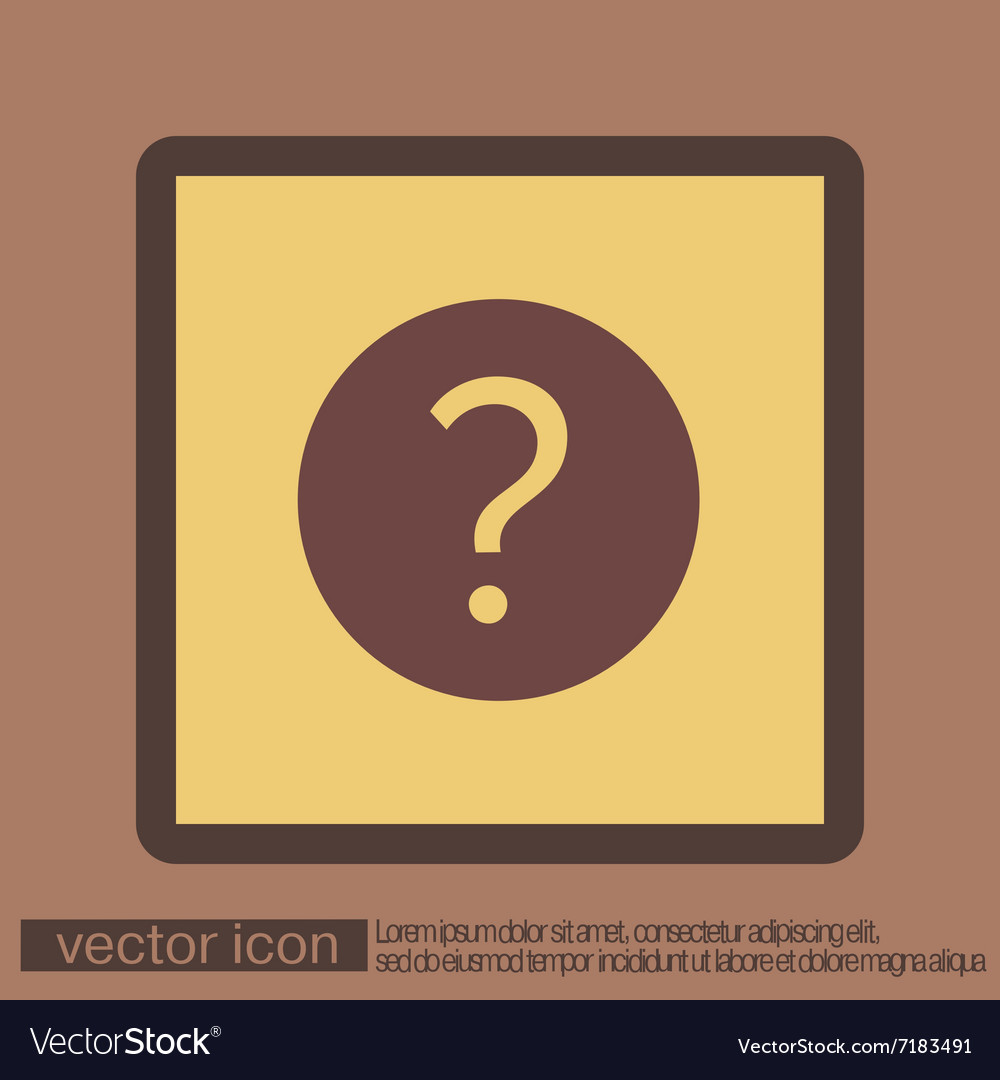 Question mark Royalty Free Vector Image - VectorStock