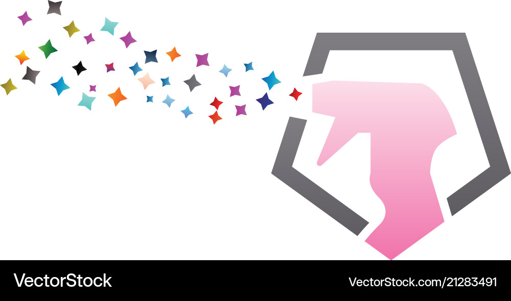 Sprayer window cleaning service sanitation logo Vector Image