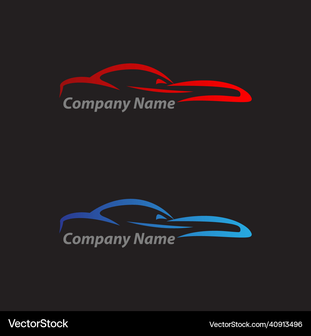 Abstract car design concept automotive topics Vector Image