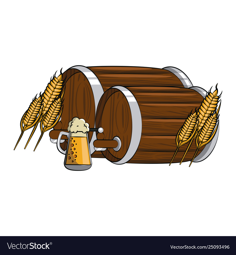 Beer brewery elements Royalty Free Vector Image