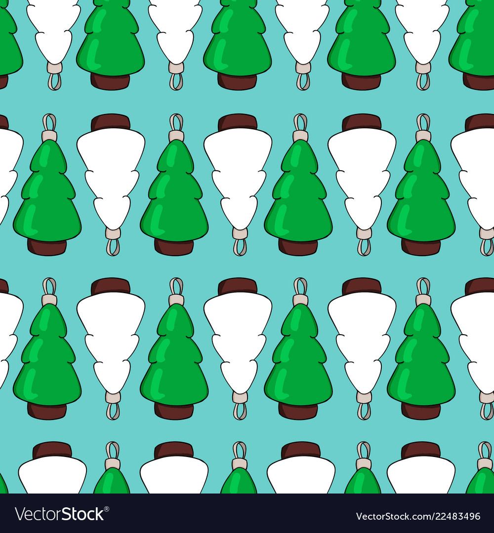 Christmas seamless pattern Royalty Free Vector Image