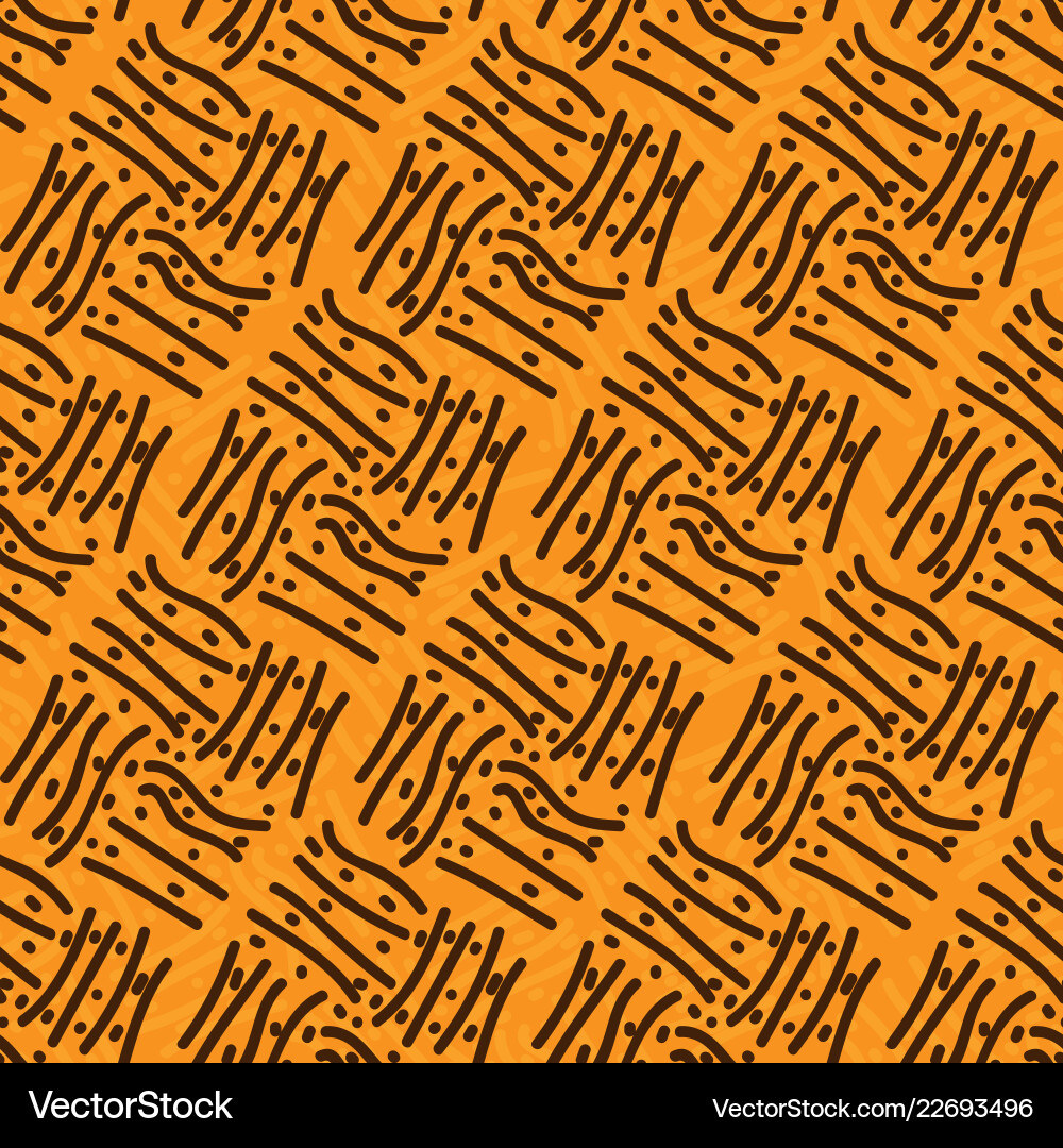Seamless repeating background of lines and dots Vector Image
