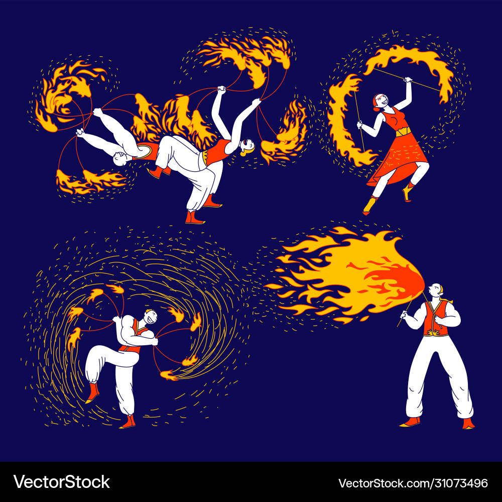 Set men and women characters dancing and Vector Image