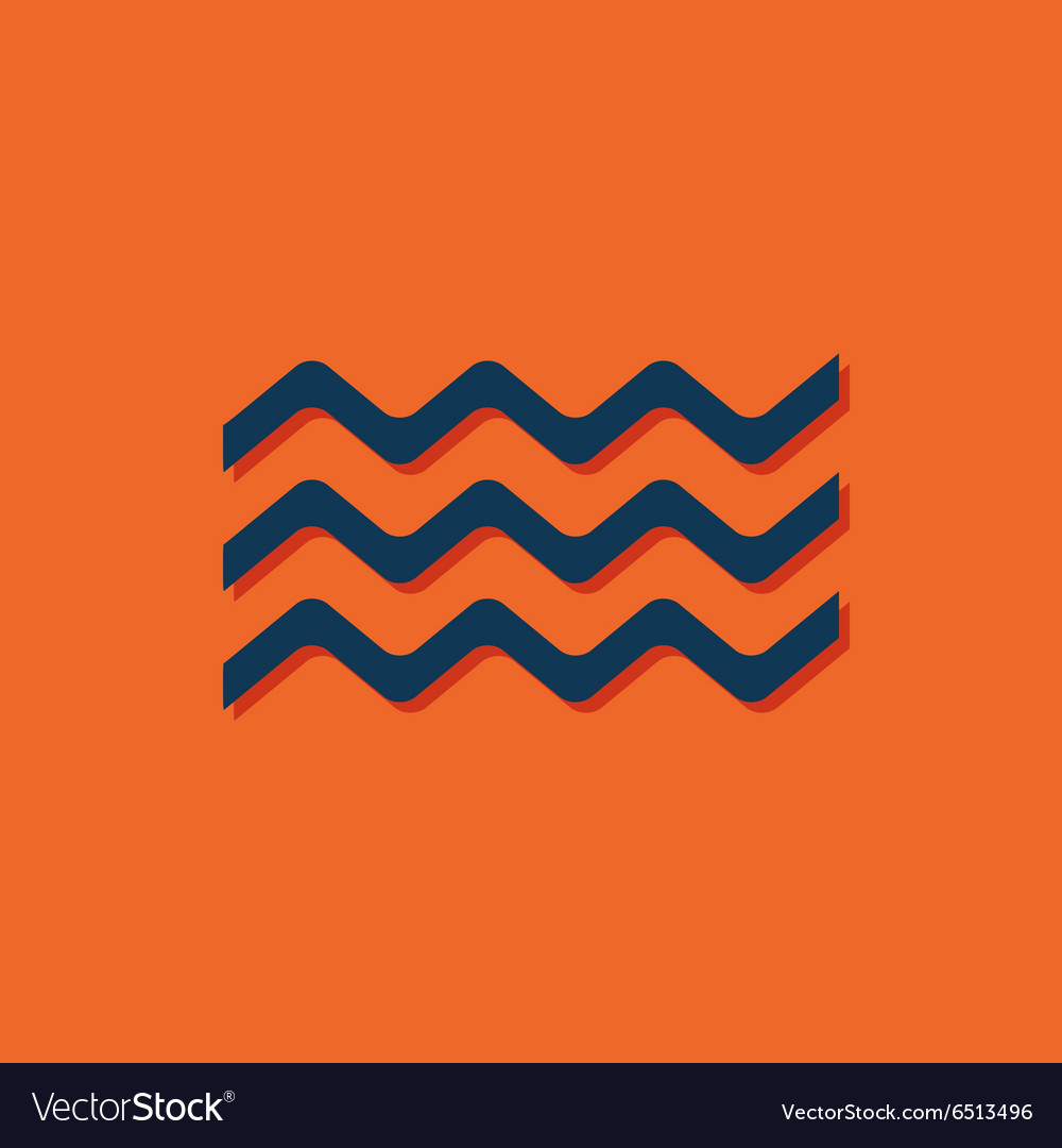 Waves icon Royalty Free Vector Image - VectorStock