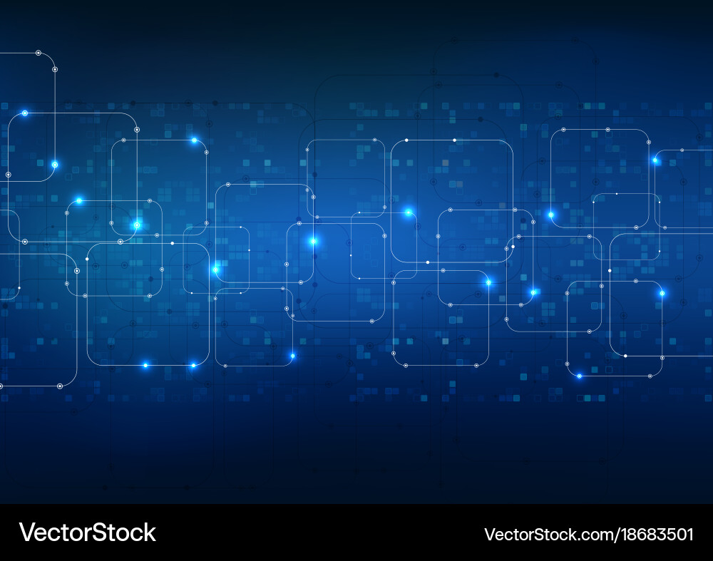 Abstract background technology communication data Vector Image