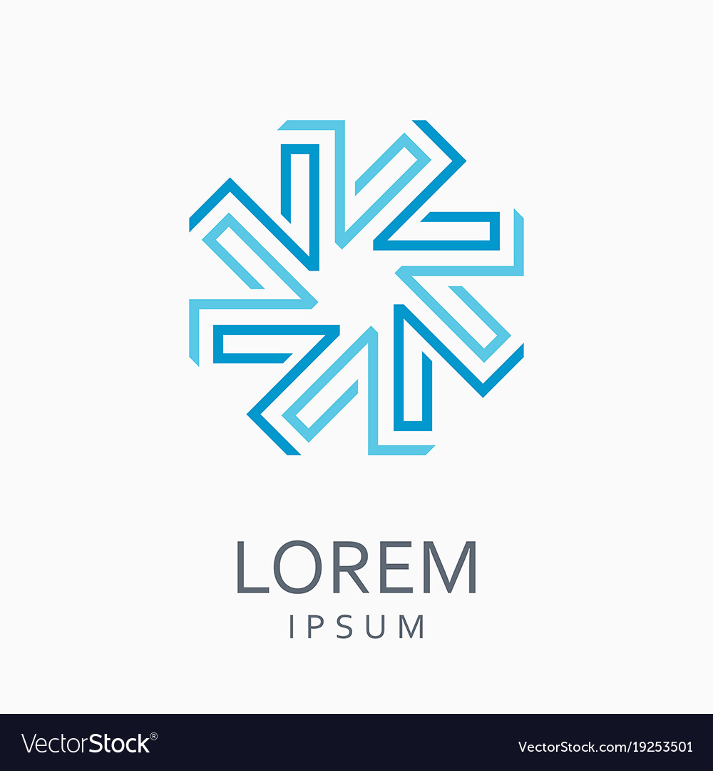 Abstract logo Royalty Free Vector Image - VectorStock