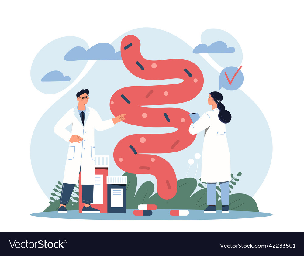 Digestive system concept Royalty Free Vector Image