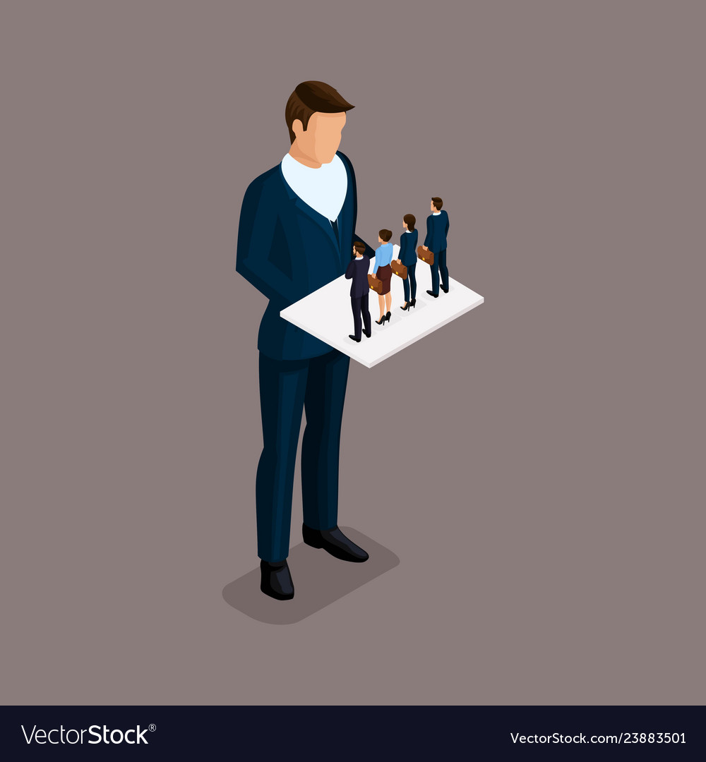 Isometric set business people Royalty Free Vector Image Isometric set business people Royalty Free Vector Image