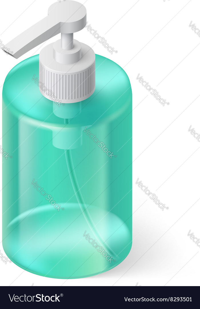 Liquid soap isometric Royalty Free Vector Image