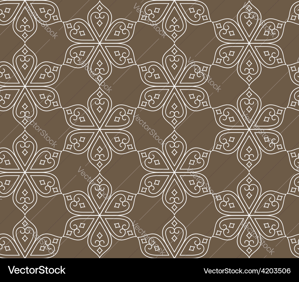 Indian seamless abstract pattern of traditional Vector Image