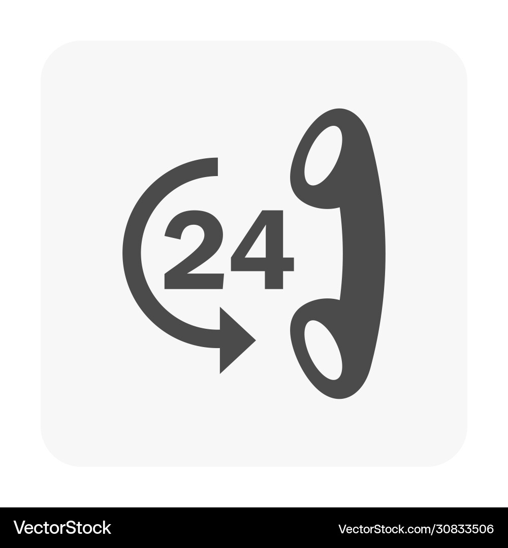 Service support icon Royalty Free Vector Image