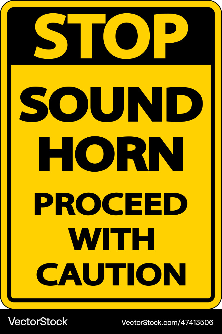 Proceed With Caution Stamp