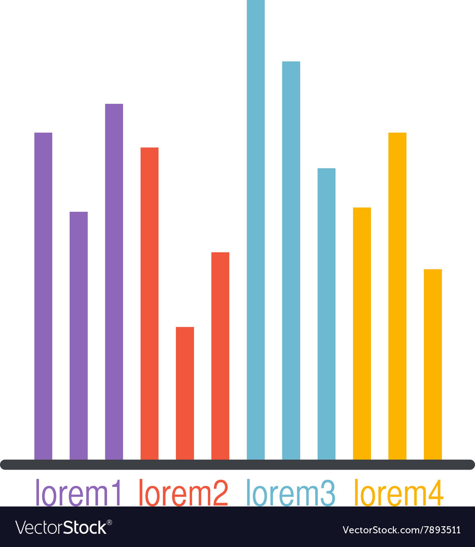 Graph elements Royalty Free Vector Image - VectorStock