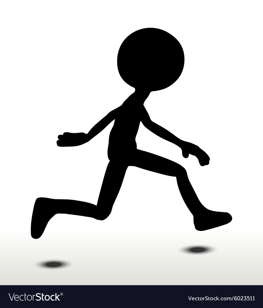 Leaping Royalty Free Vector Image - VectorStock