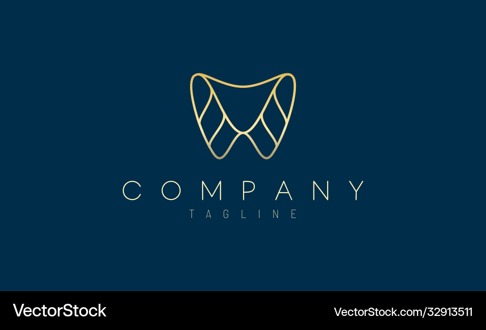 This logo design is perfect for a stylish luxury Vector Image