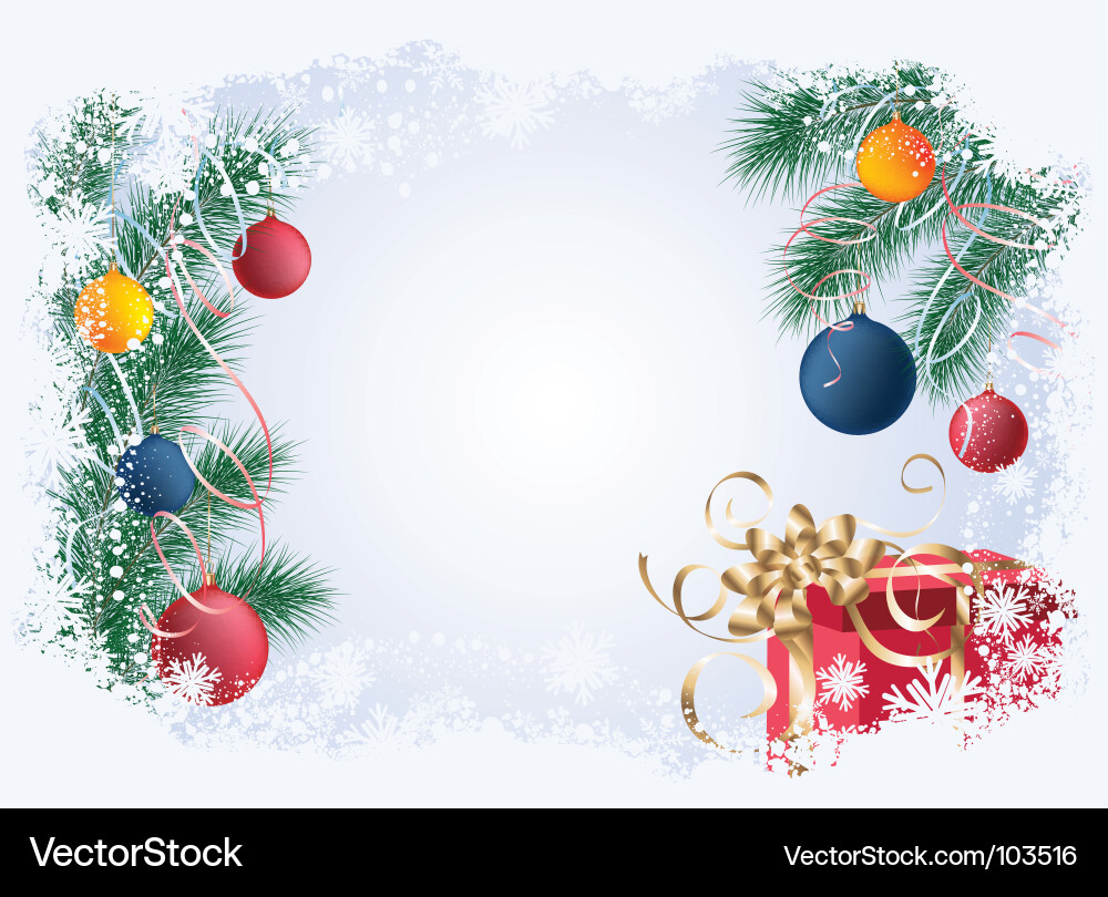 Christmas background Royalty Free Vector Image