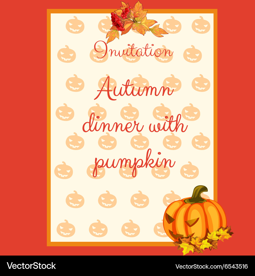 Preparation autumn menu card for cafes Royalty Free Vector