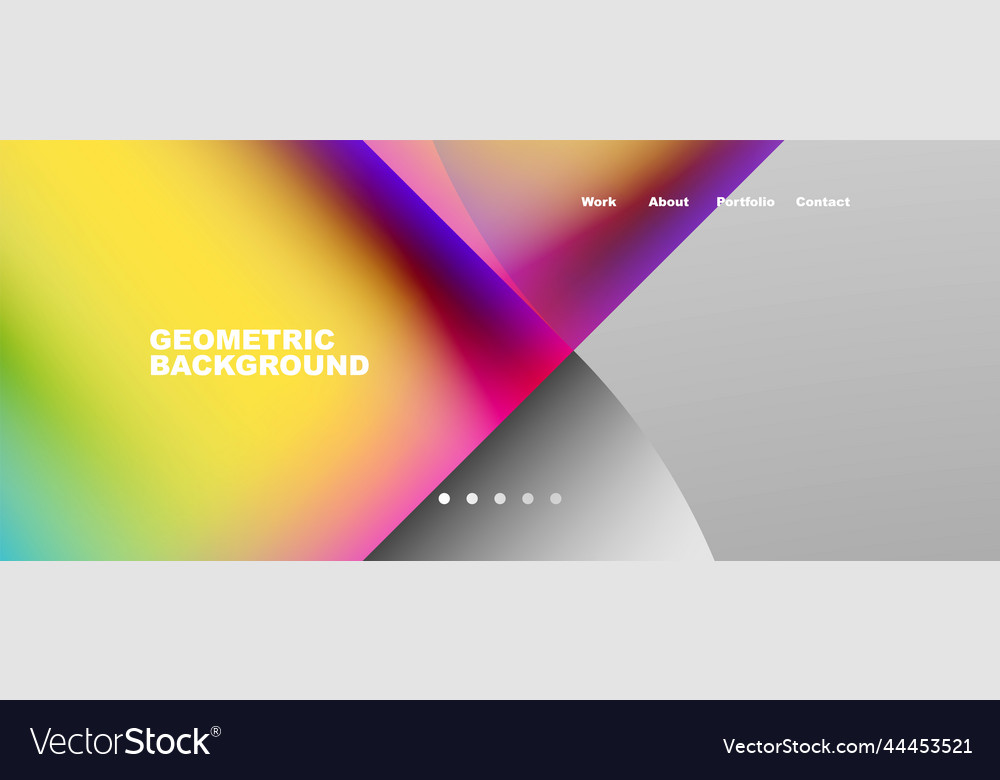 Circles and round elements abstract background Vector Image