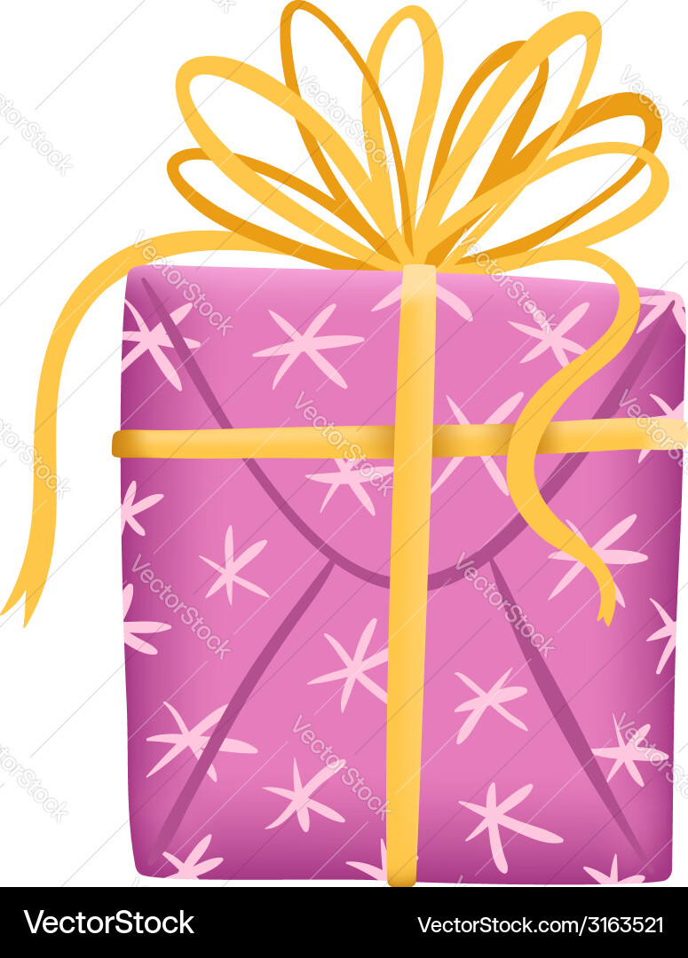 Present box Royalty Free Vector Image - VectorStock