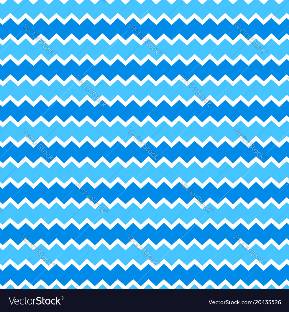 Abstract seamless pattern with zigzag waves Vector Image