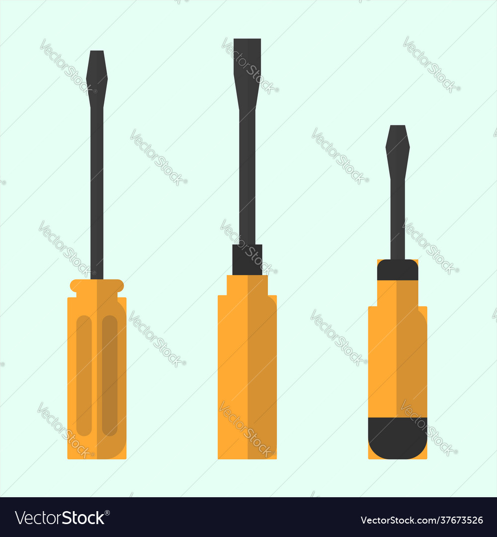 Construction tools flat design Royalty Free Vector Image
