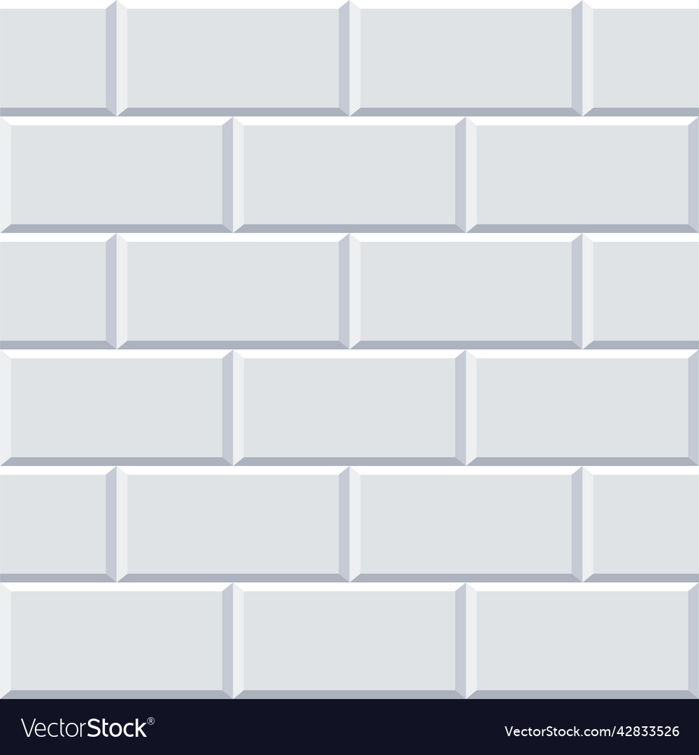 Decorative white tile Royalty Free Vector Image