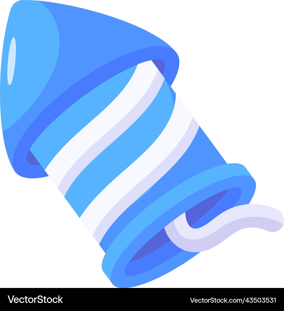 A trendy flat icon design of banger Royalty Free Vector