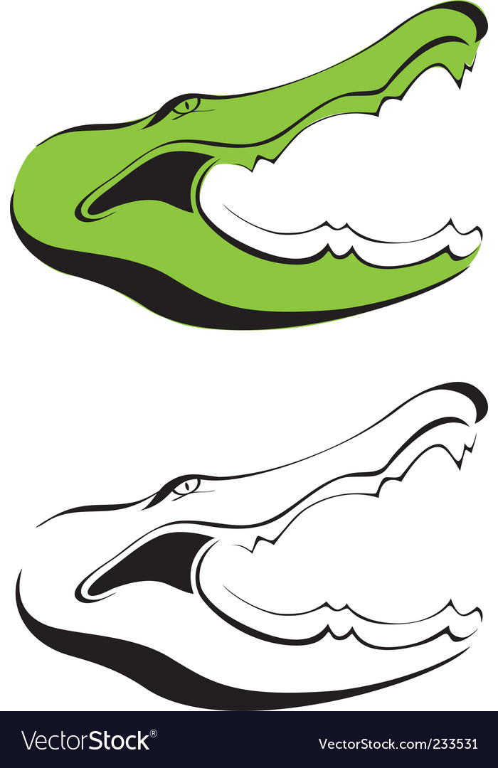 Alligator Royalty Free Vector Image - VectorStock