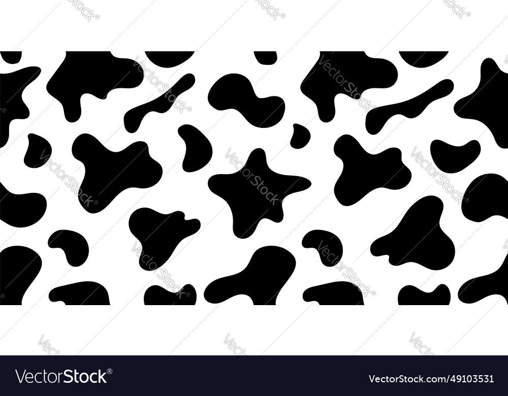 Cow pattern Royalty Free Vector Image - VectorStock