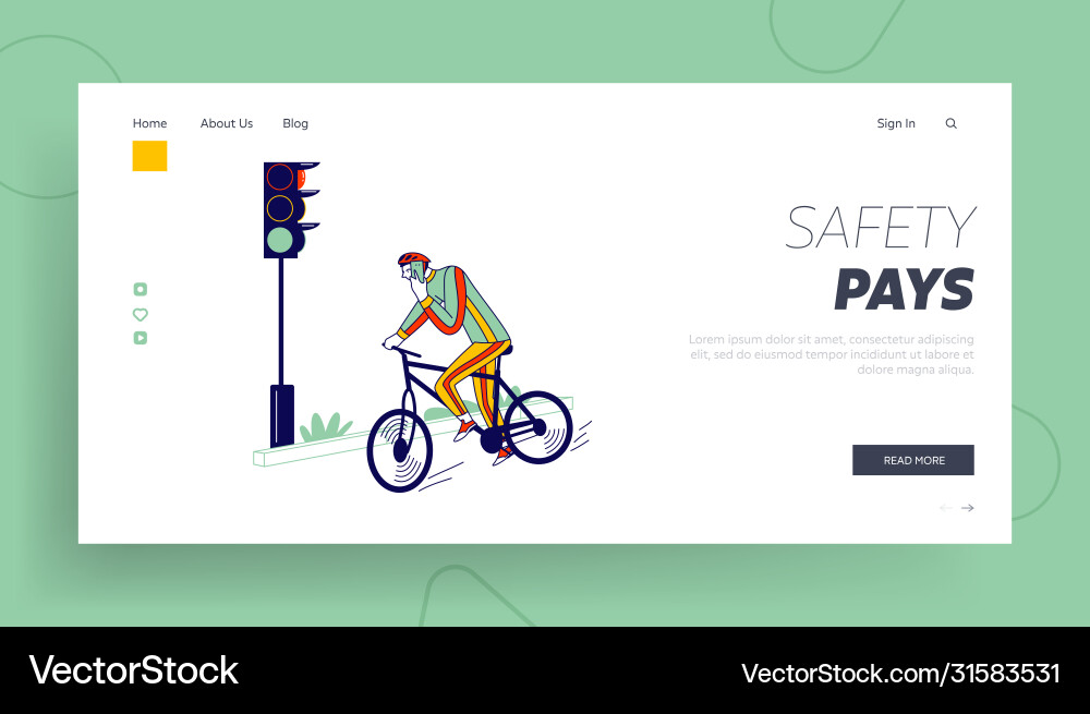 Human carelessness landing page template careless Vector Image