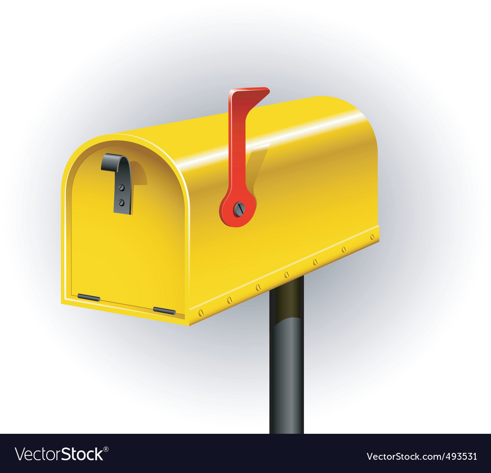 Post box Royalty Free Vector Image - VectorStock