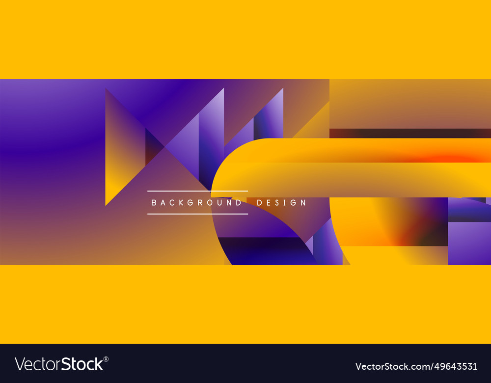 Simple geometric forms - dynamic Royalty Free Vector Image