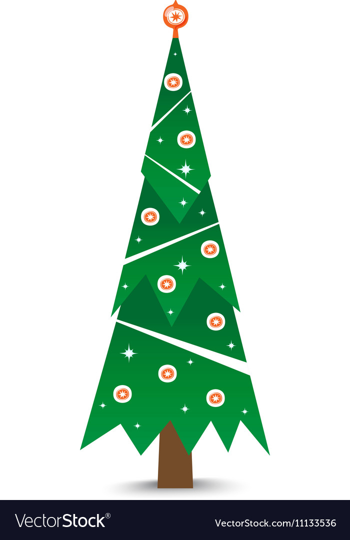 Christmas tree Royalty Free Vector Image - VectorStock