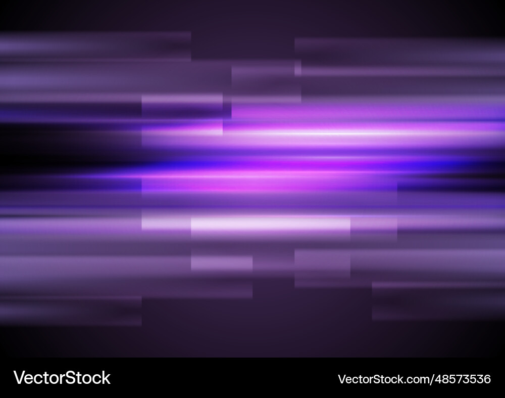 Ultra violet glowing shiny stripes abstract Vector Image