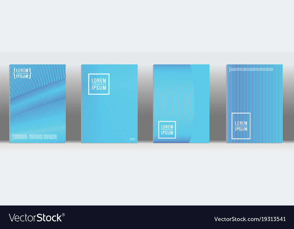 Geometric line pattern for poster design Vector Image