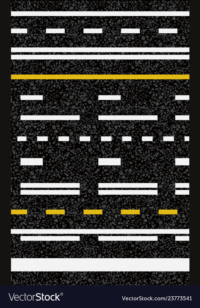 Road surface marking Royalty Free Vector Image