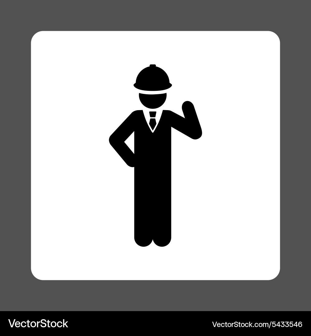 Engineer icon Royalty Free Vector Image - VectorStock