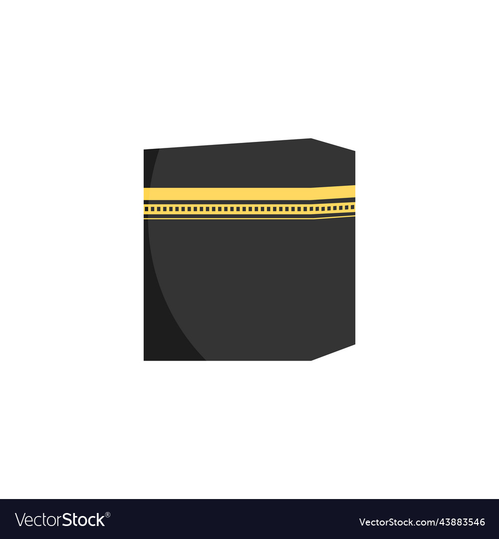 Kaaba Icon Design Template Royalty Free Vector Image