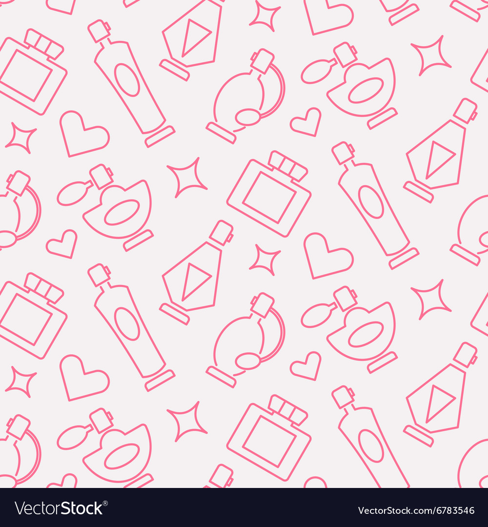 Perfume line pattern 02 Royalty Free Vector Image