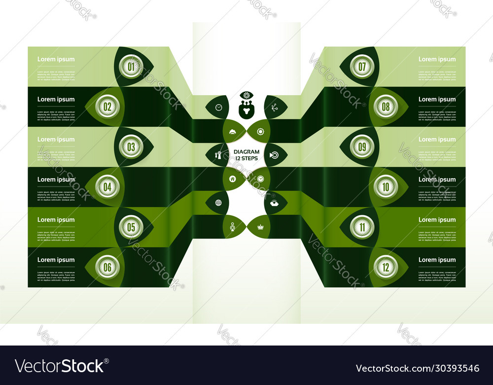 Progress background template for diagram graph Vector Image