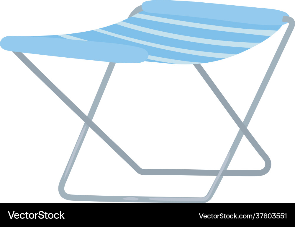 Camping portaible chair Royalty Free Vector Image